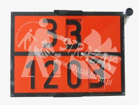 Tablica ADR obrotowa 33/1203 30/1202 | Strażak